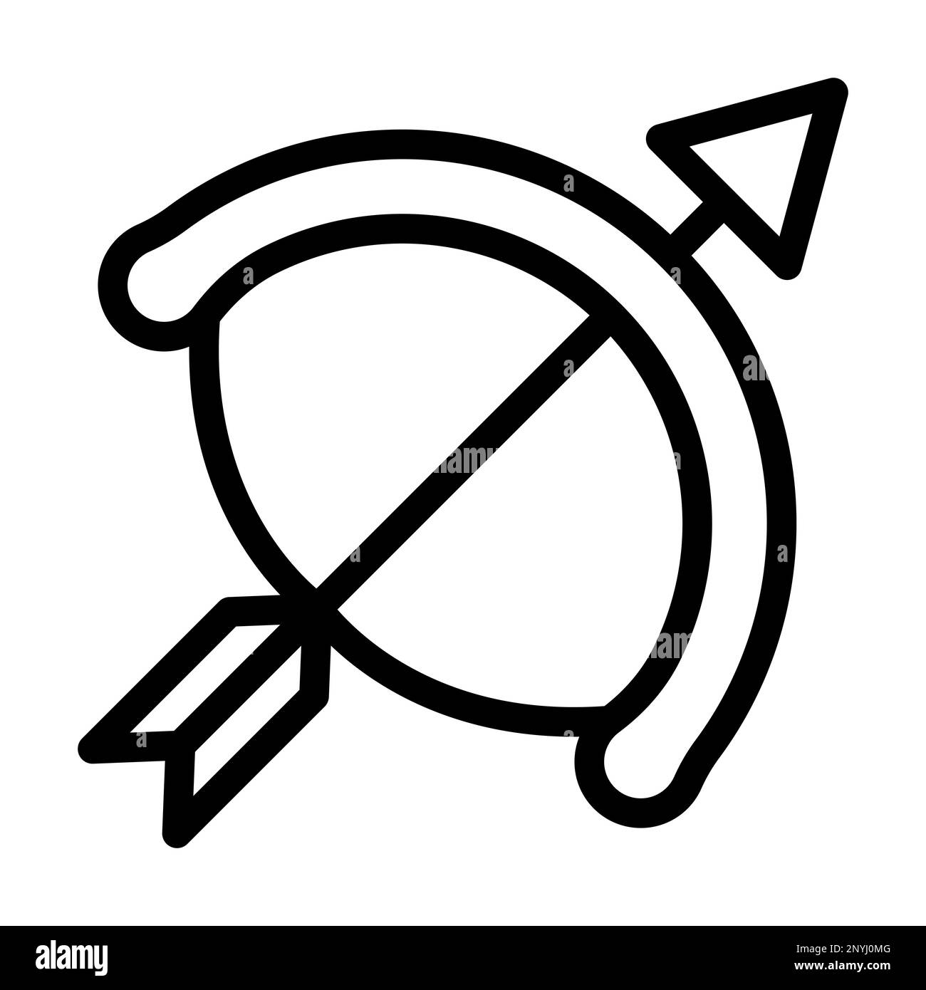 Bow line set vector Black and White Stock Photos & Images - Alamy