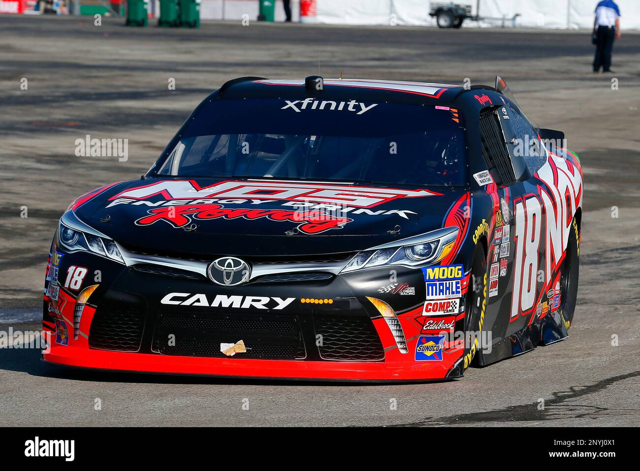 Kyle Busch, NOS Energy Drink Rowdy Toyota Camry during practice for the ...