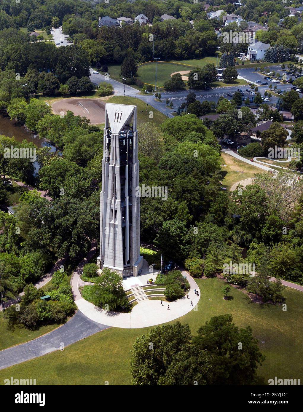The Millennium Carillon in Moser Tower is shown Tuesday, July 11, 2017 ...