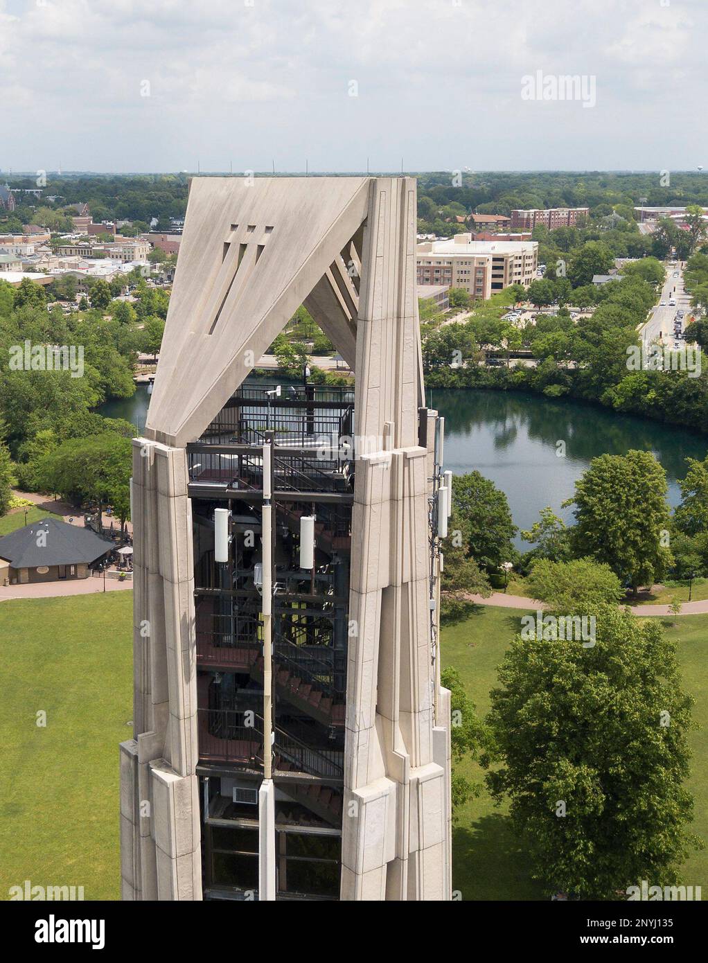 The Millennium Carillon in Moser Tower is shown Tuesday, July 11, 2017 ...