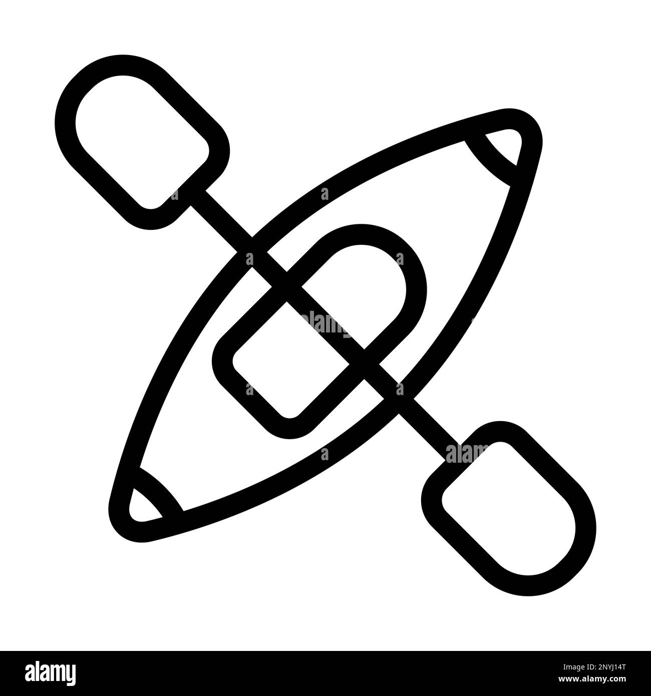 Summer camp kayak Cut Out Stock Images & Pictures - Alamy