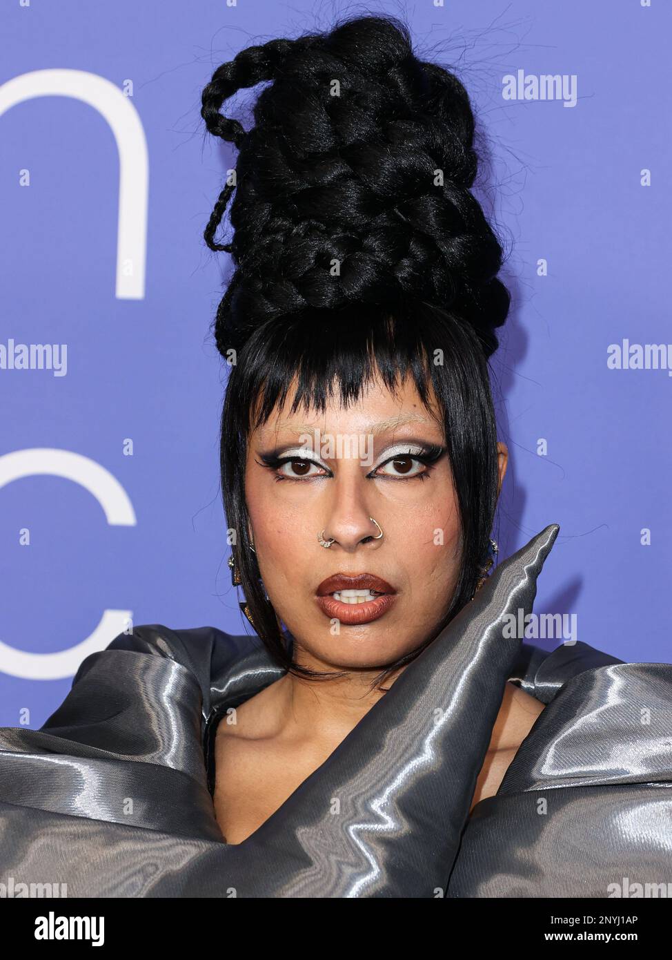 INGLEWOOD, LOS ANGELES, CALIFORNIA, USA - MARCH 01: Laya arrives at the ...