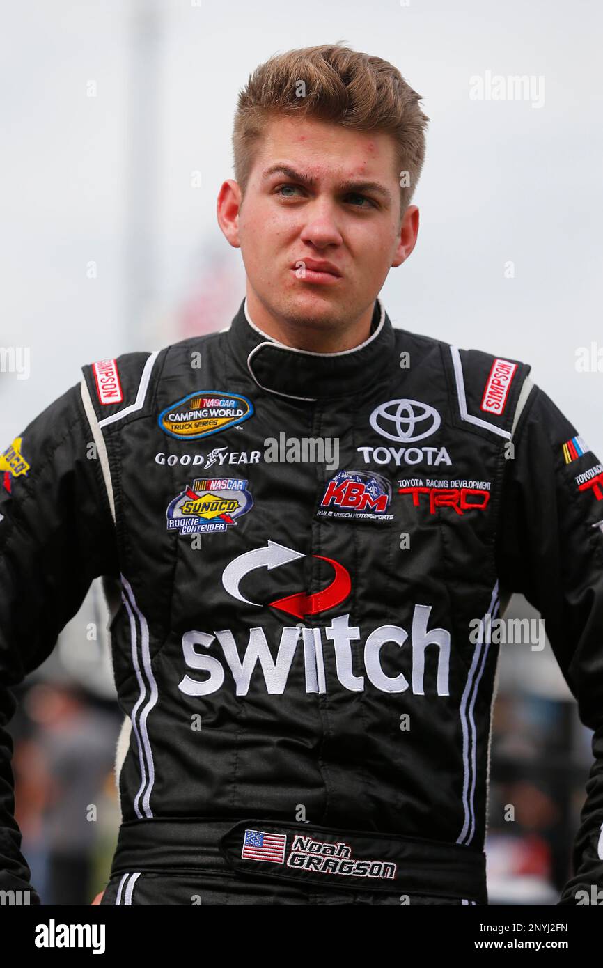 Noah Gragson, Switch Toyota Tundra during practice for the NASCAR Truck ...