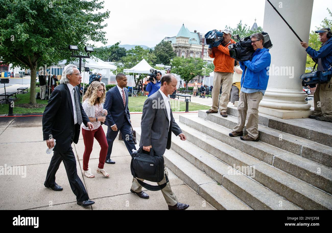Attorney Tom Kline, left, and Evelyn, second from left, and James ...