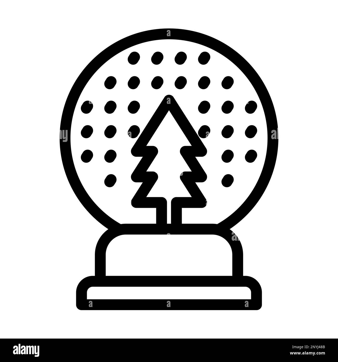 Snow globe Black and White Stock Photos & Images - Alamy