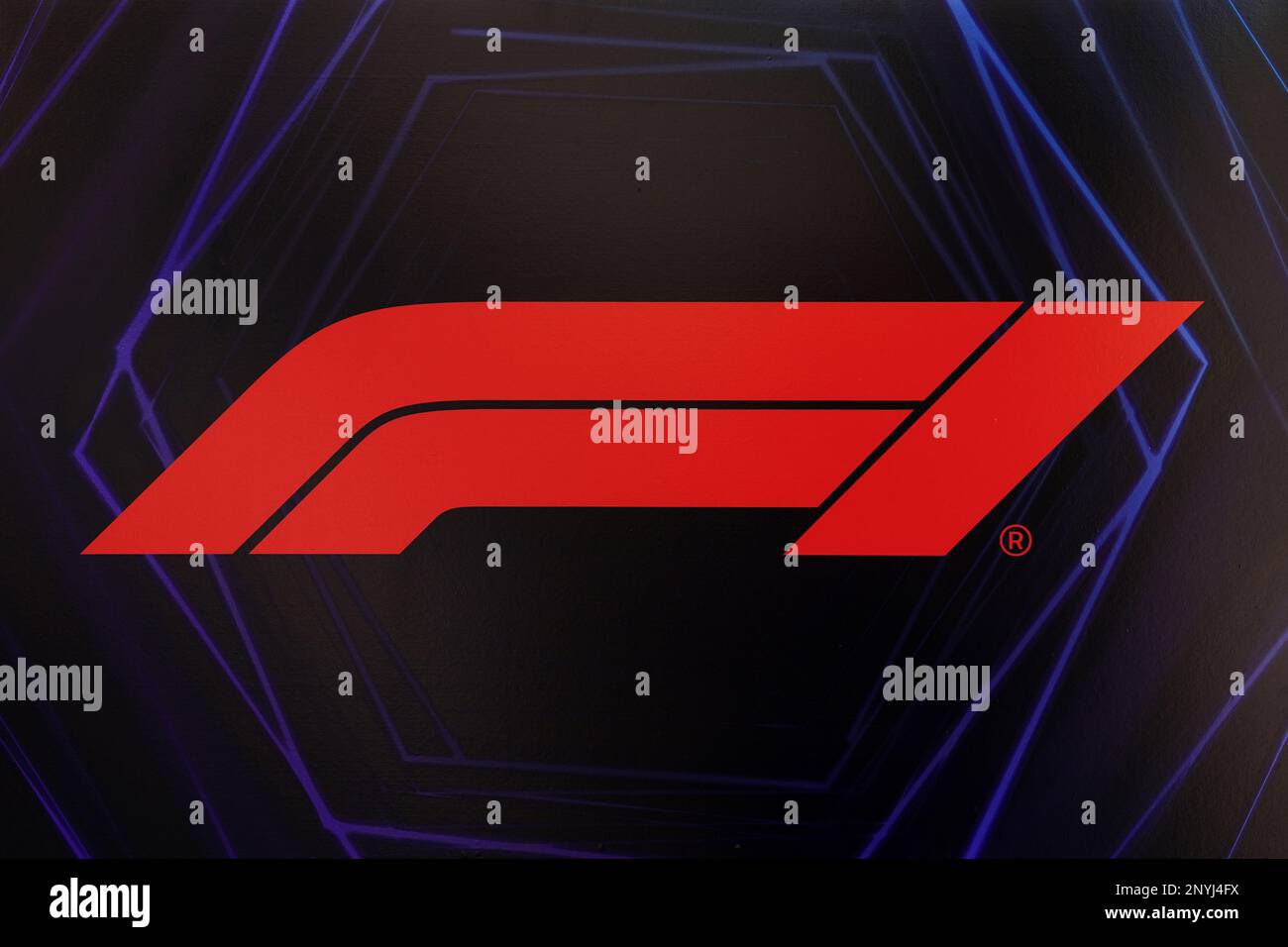 Formula One signage during preview day ahead of the Bahrain Grand Prix ...