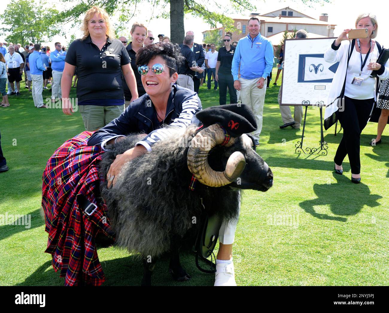 Maggie Hardy Magerko, president of Nemacolin Woodlands Resort, poses ...