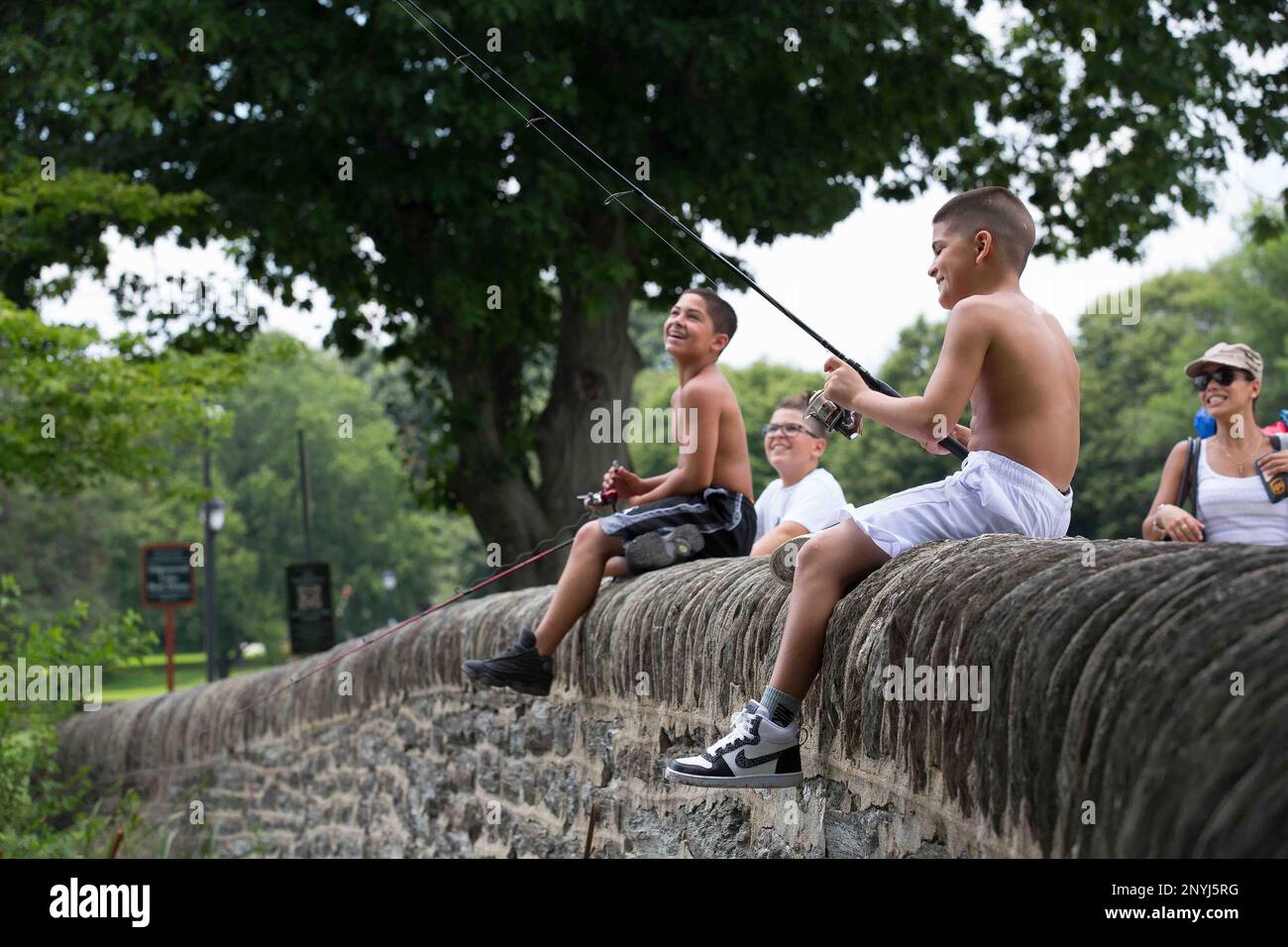 Edwin Figueroa, from left, Lorenzo Mitchell, Carmello Mitchell and ...