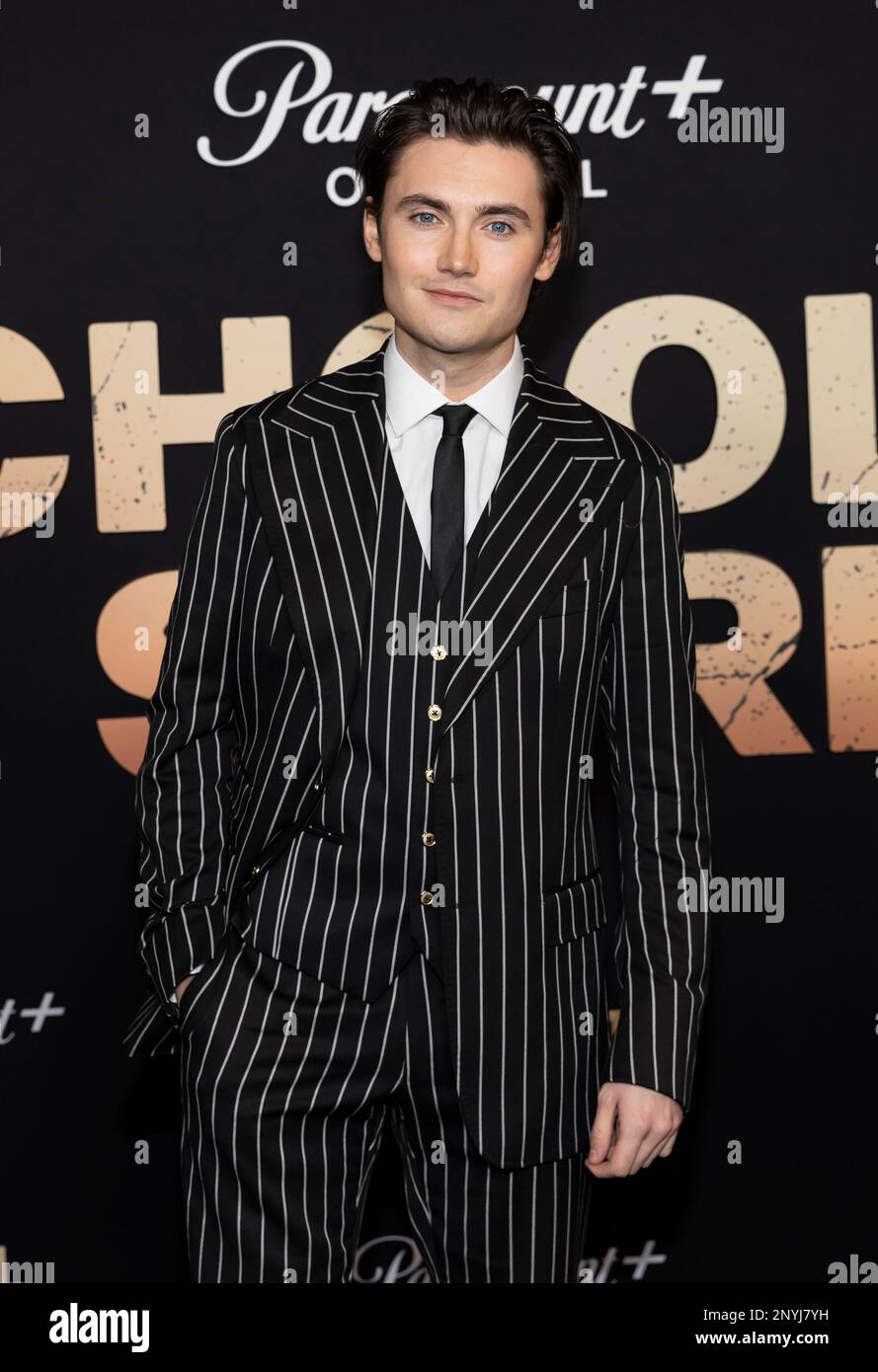 Los Angeles, USA. 01st Mar, 2023. Spencer MacPherson attends the arrivals of Paramount School ...