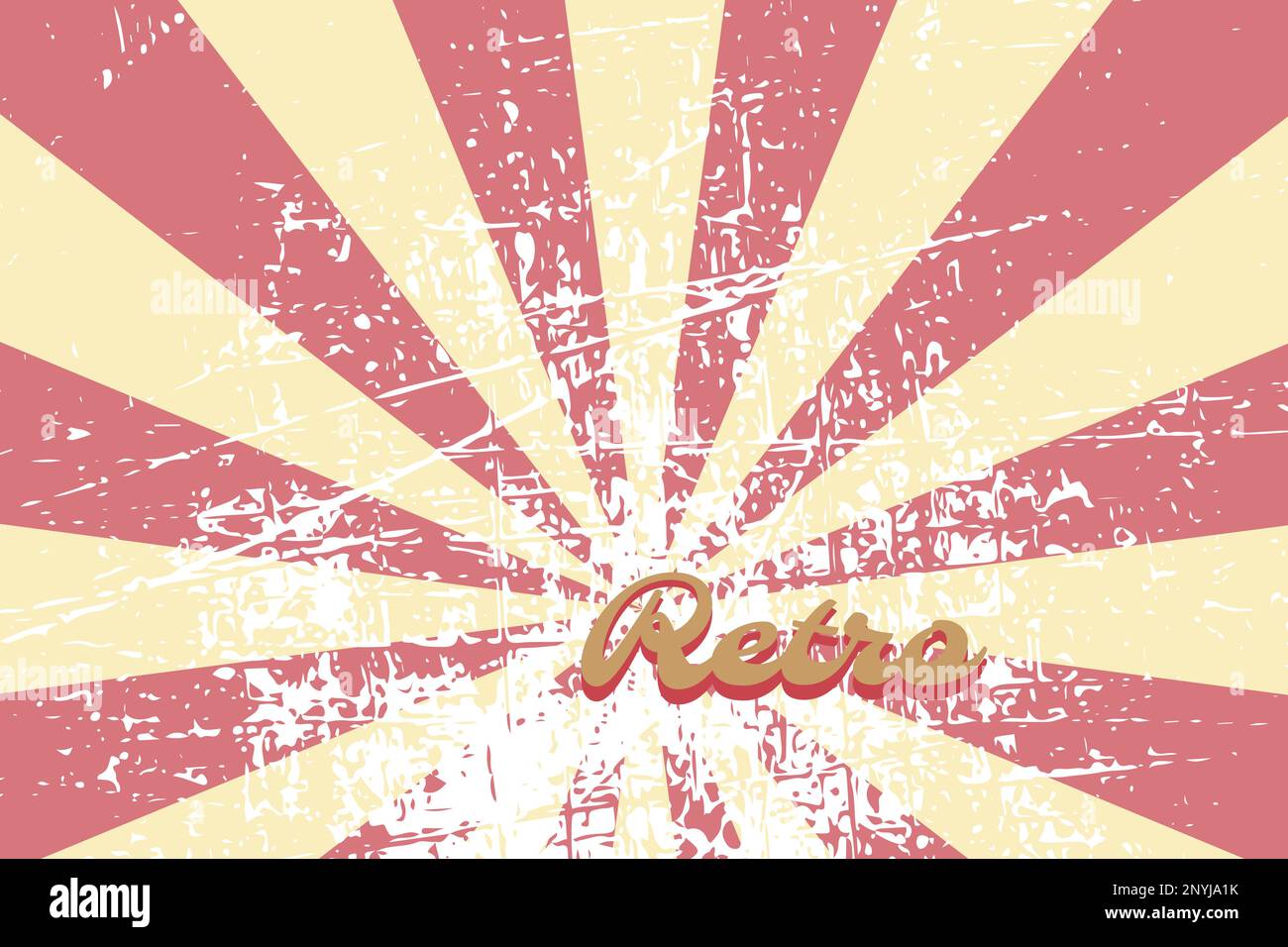 Retro horizontal poster background. Vintage shabby red background ...