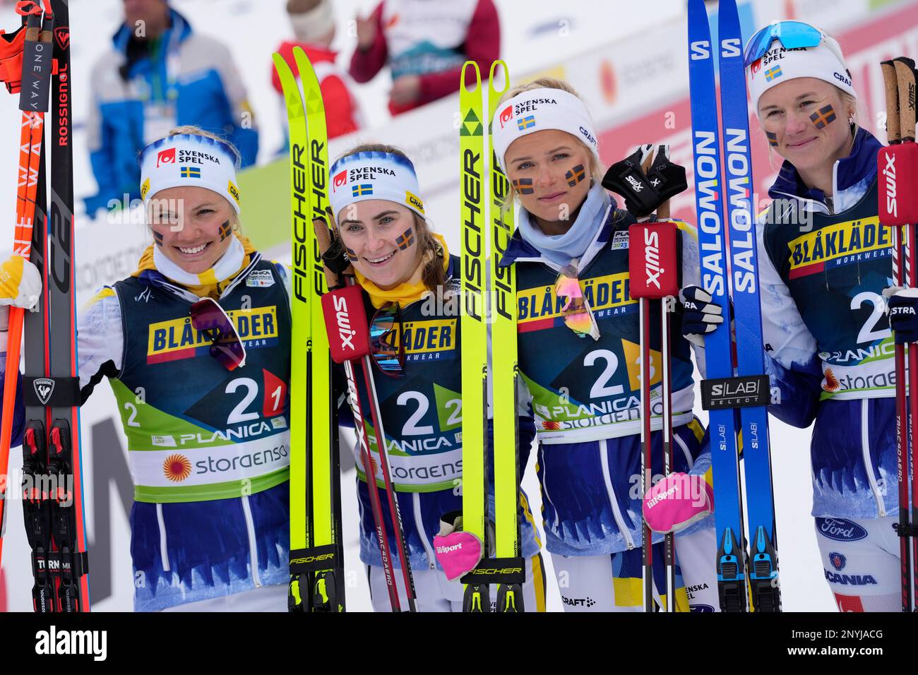 Emma Ribom, Ebba Andersson, Frida Karlsson, and Maja Dahlqvist, from ...