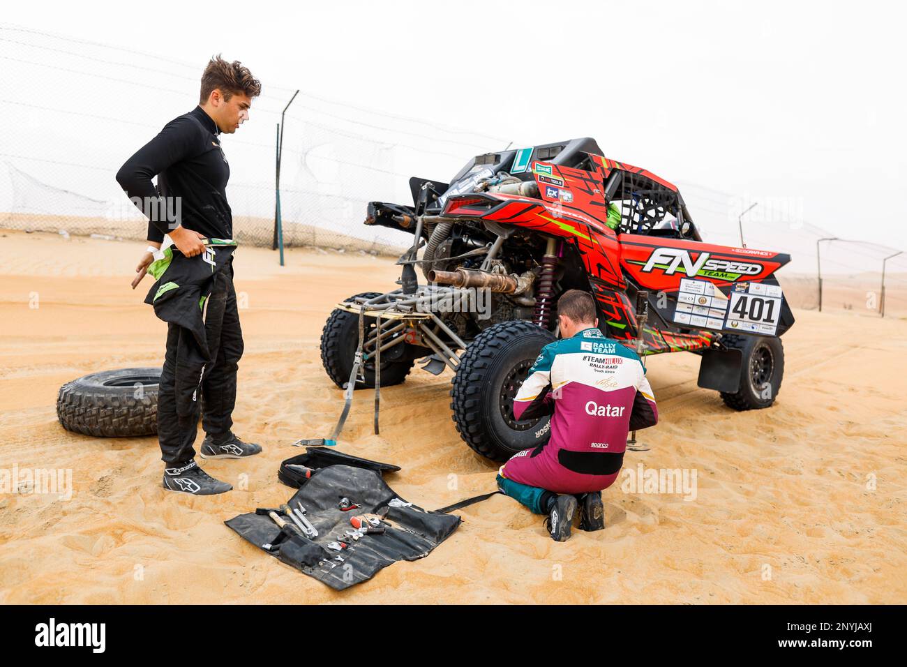 Abu Dhabi, UAE. 02nd Mar, 2023. 401 NAVARRO Pau (spa), CAZALET François ...