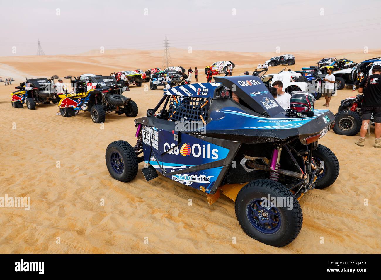 Abu Dhabi, UAE. 02nd Mar, 2023. 319 BAUD Lionel (fra), BAUD Lucie (fra ...