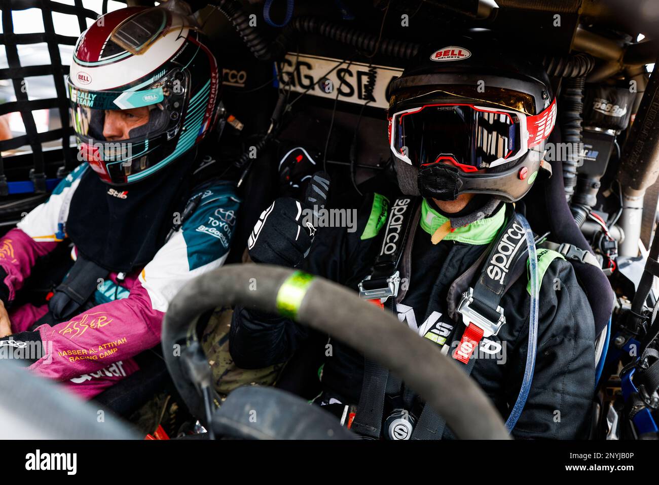 Abu Dhabi, UAE. 02nd Mar, 2023. 401 NAVARRO Pau (spa), CAZALET François ...