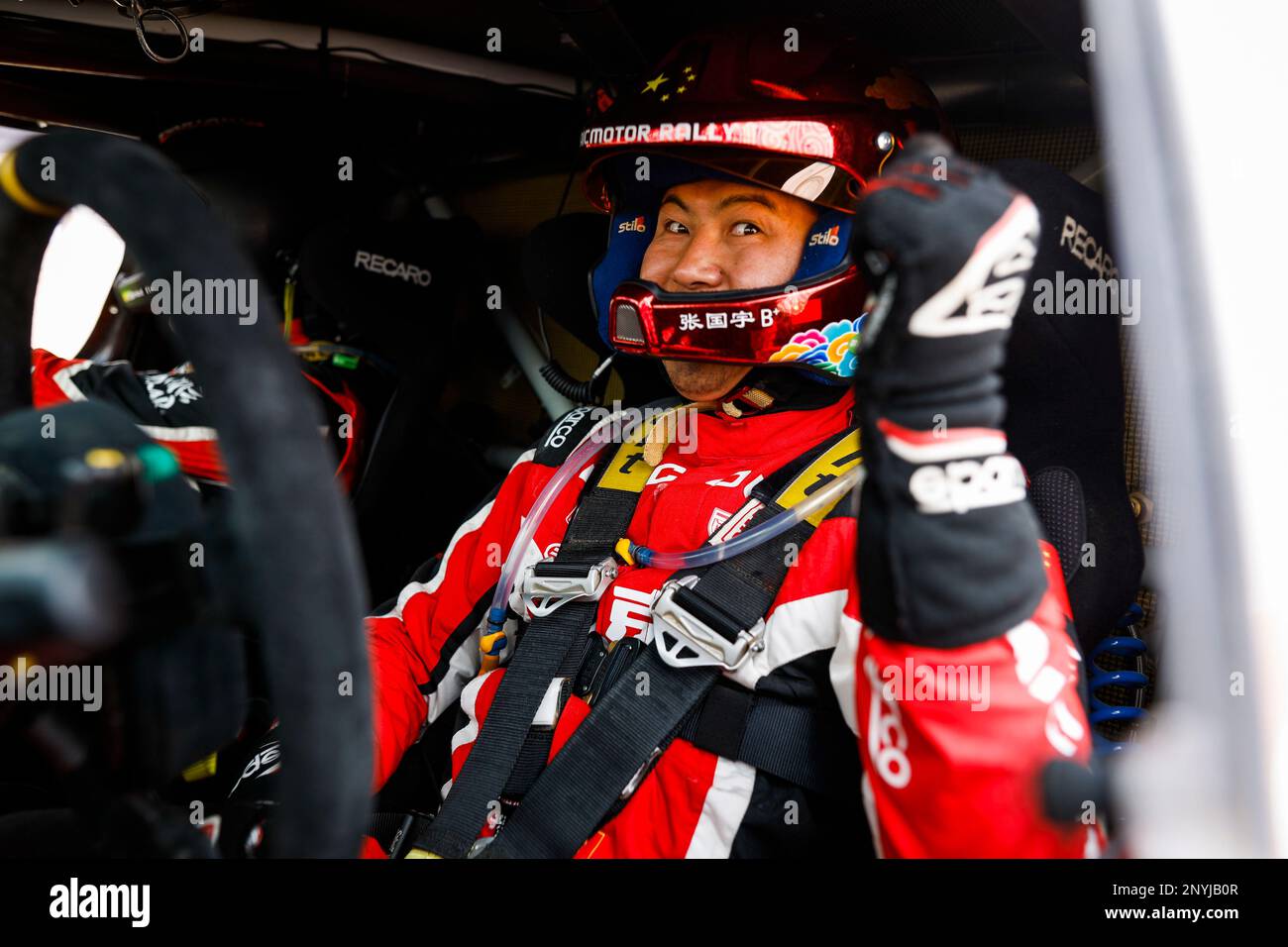 Abu Dhabi, UAE. 02nd Mar, 2023. ZHANG Guoyu (chn), BAIC ORV, BAIC ORV BJ40, FIA W2RC, portrait ...