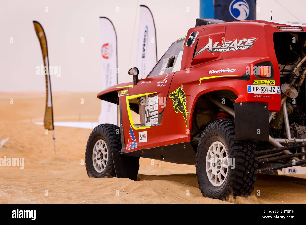 Abu Dhabi, UAE. 02nd Mar, 2023. 306 CECCALDI Jean-Luc (fra), DUPLE ...