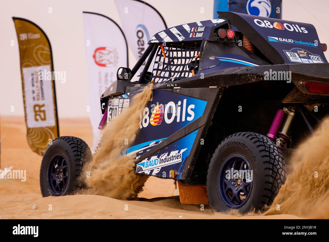 Abu Dhabi, UAE. 02nd Mar, 2023. 319 BAUD Lionel (fra), BAUD Lucie (fra ...