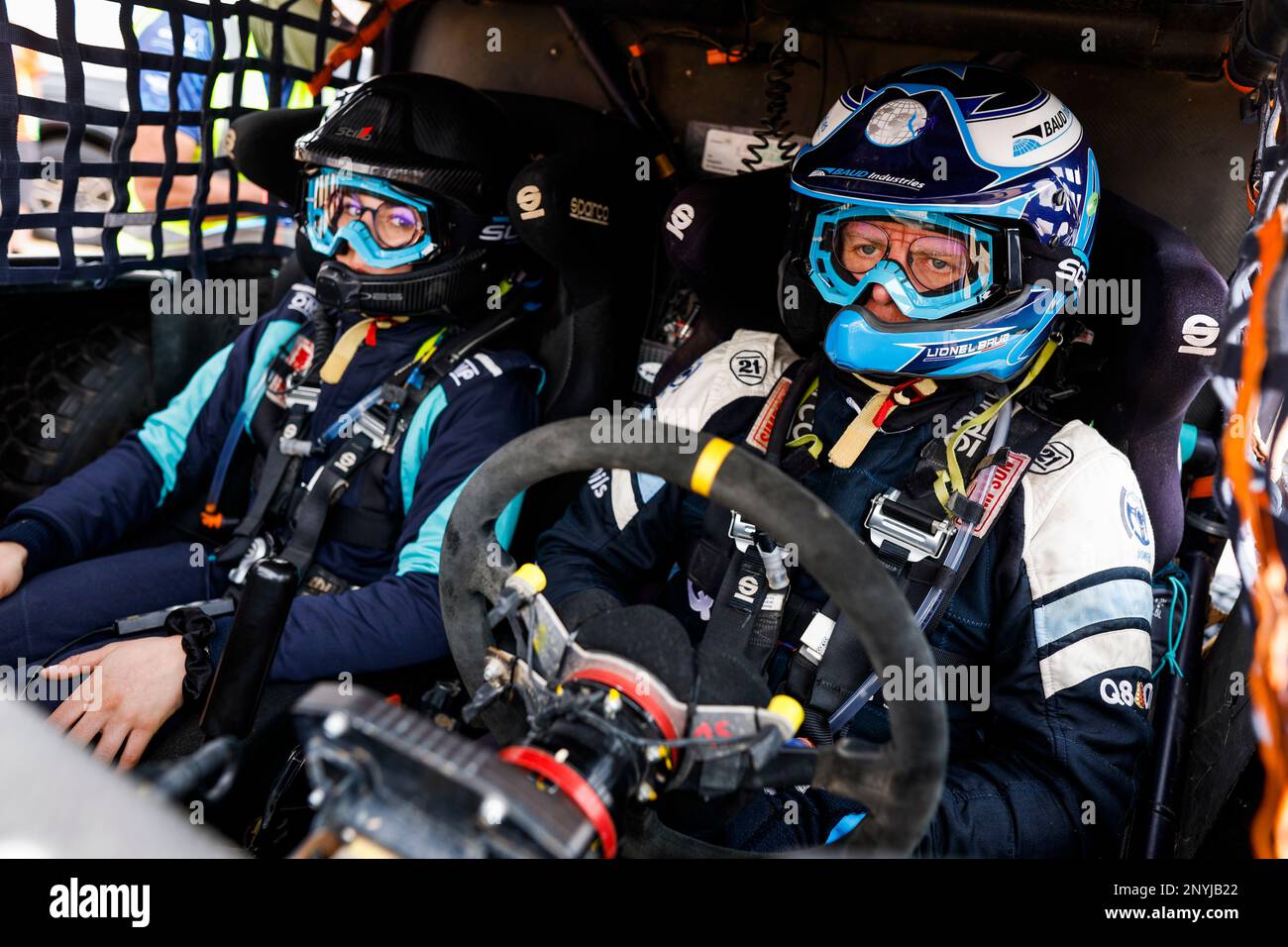 Abu Dhabi, UAE. 02nd Mar, 2023. 319 BAUD Lionel (fra), BAUD Lucie (fra ...