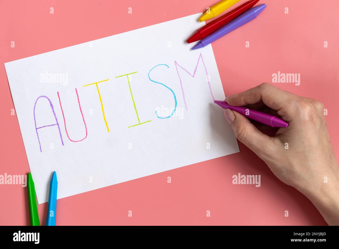 Autism letters hi-res stock photography and images - Alamy