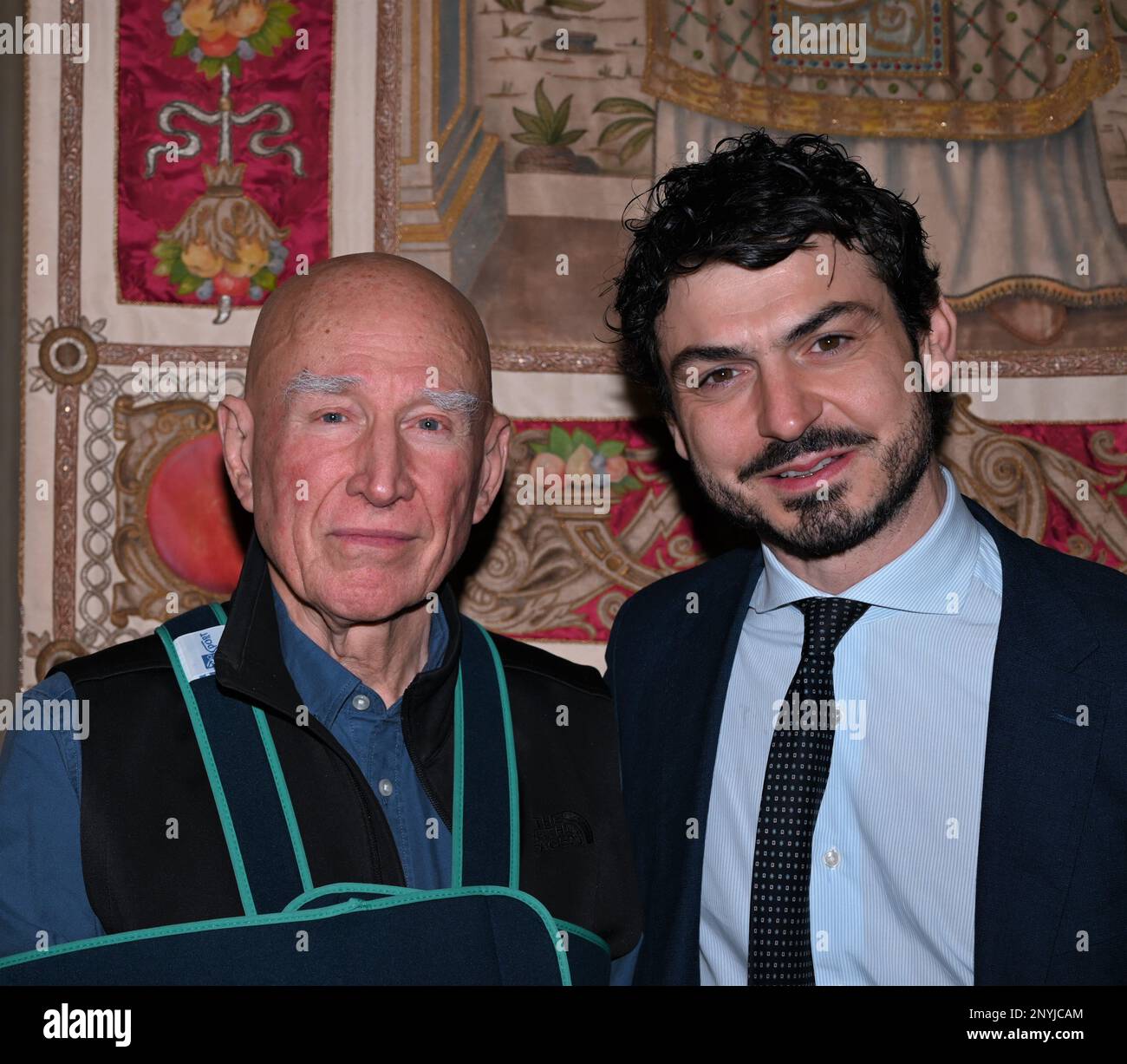 Milan, . 02nd Mar, 2023. Milan, Italy Sebastiao Salgado receives the ...