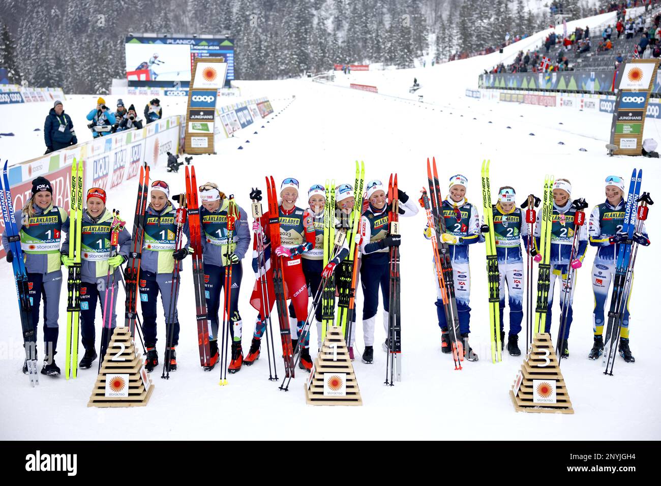 Planica, Slovenia. 02nd Mar, 2023. Nordic skiing: World Championships ...