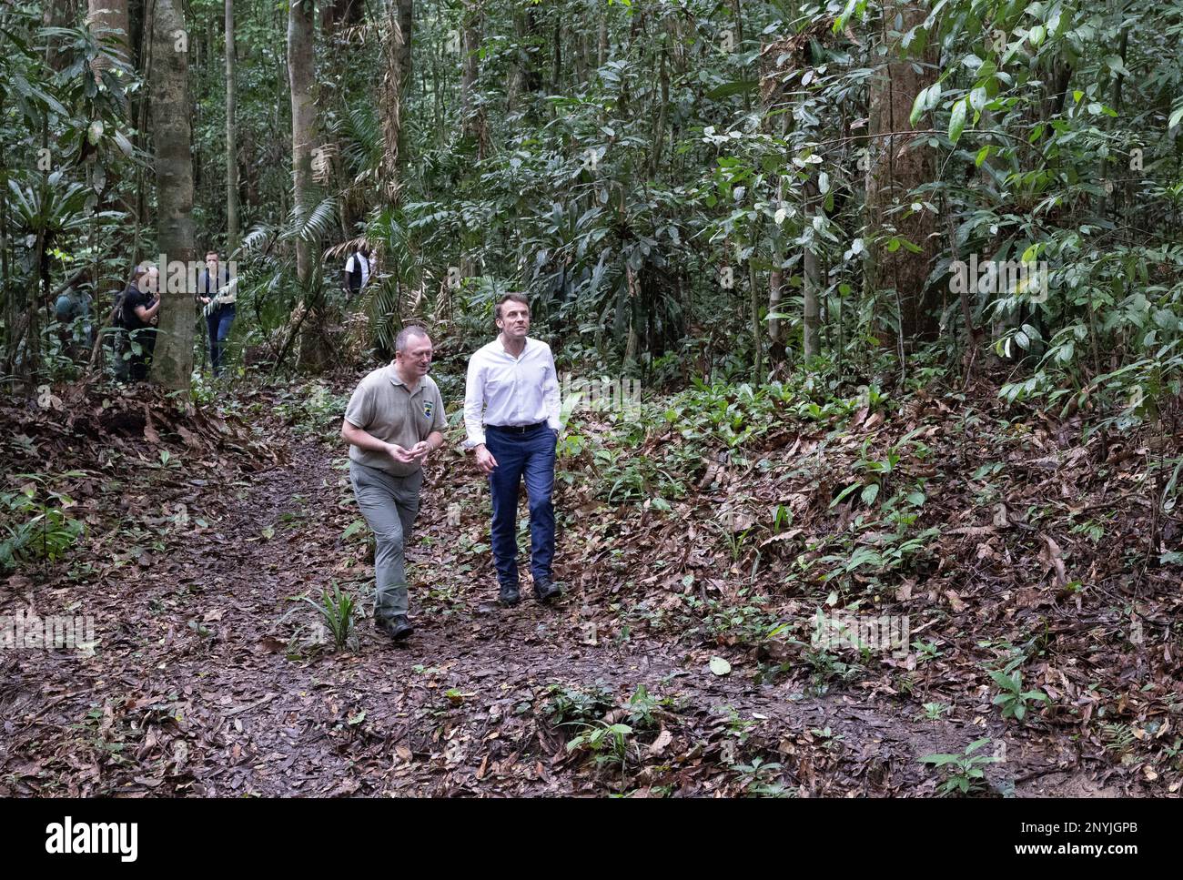 Libreville, Gabon. 02nd Mar, 2023. French President Emmanuel Macron ...