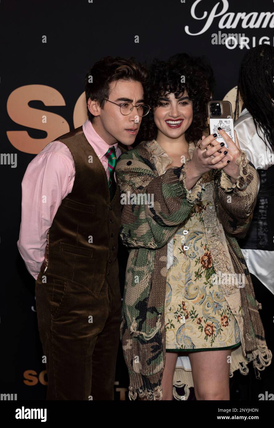 Los Angeles, USA. 01st Mar, 2023. Nick Pugliese and Sarah Yarkin attend ...