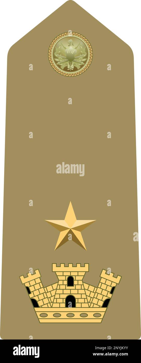 Shoulder pad military officer insignia of the Italy MAGGIORE (MAJOR ...