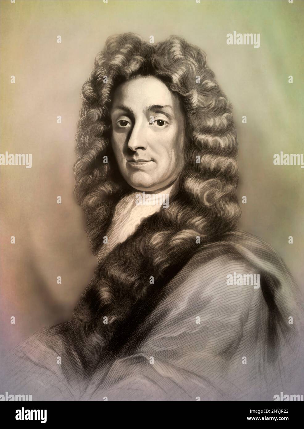 Sir Christopher Michael Wren, 1632 - 1723, English architect Stock ...