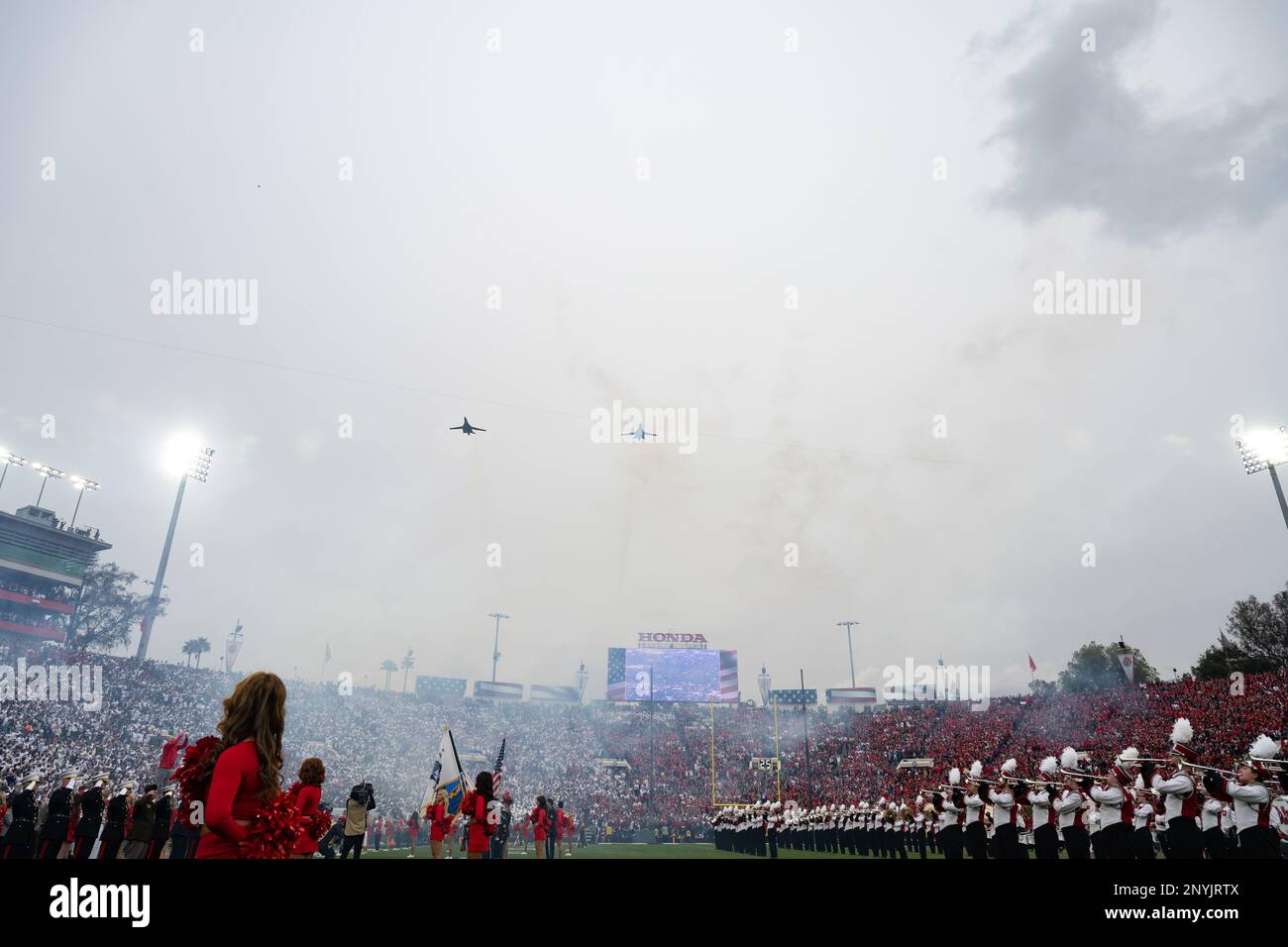 Two B-1B Lancers assigned to the 7th Bomb Wing, Dyess AFB, Texas ...