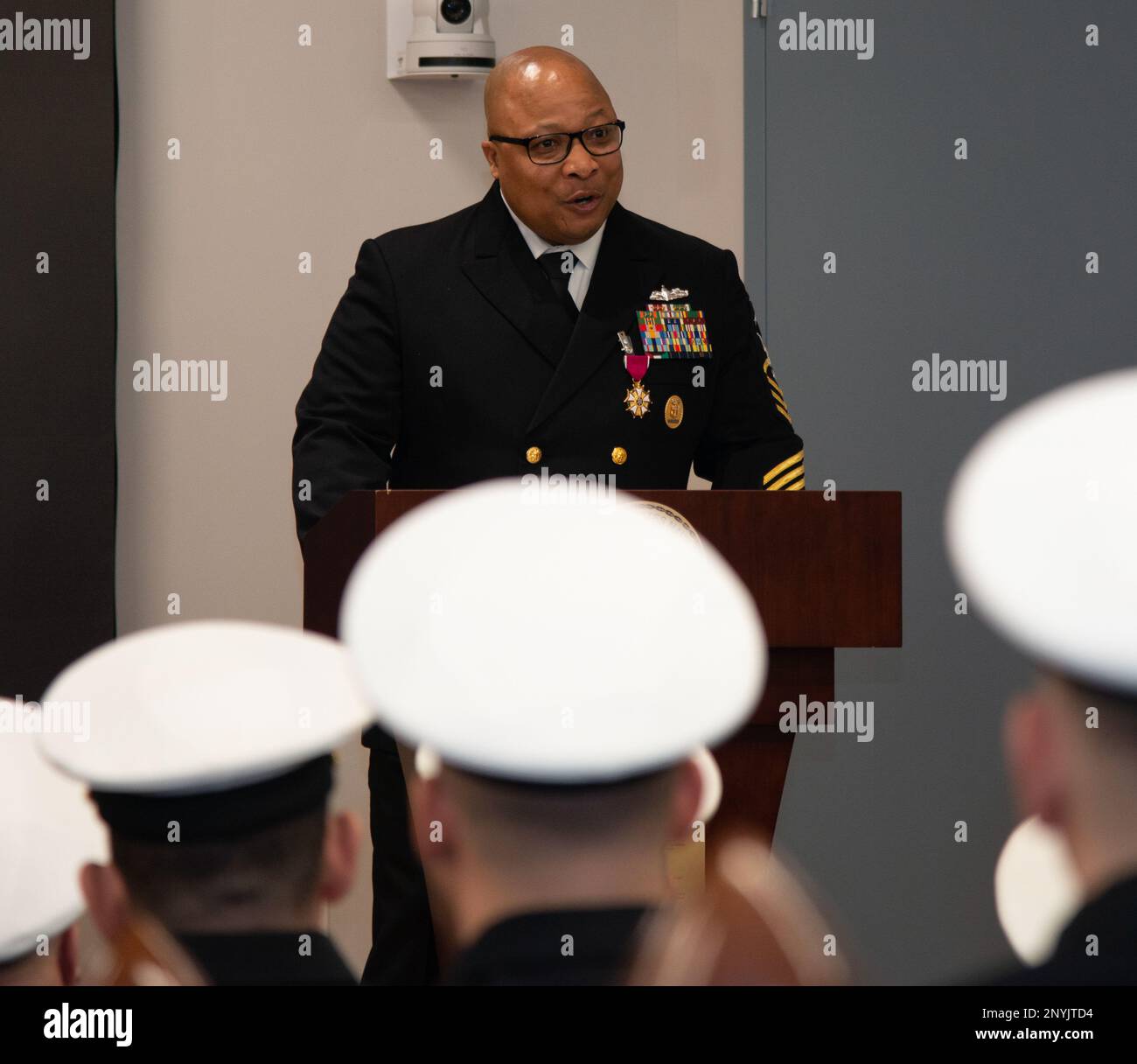 NEWPORT, R.I. (Feb. 2, 2023) Command Master Chief Baron Randle ...