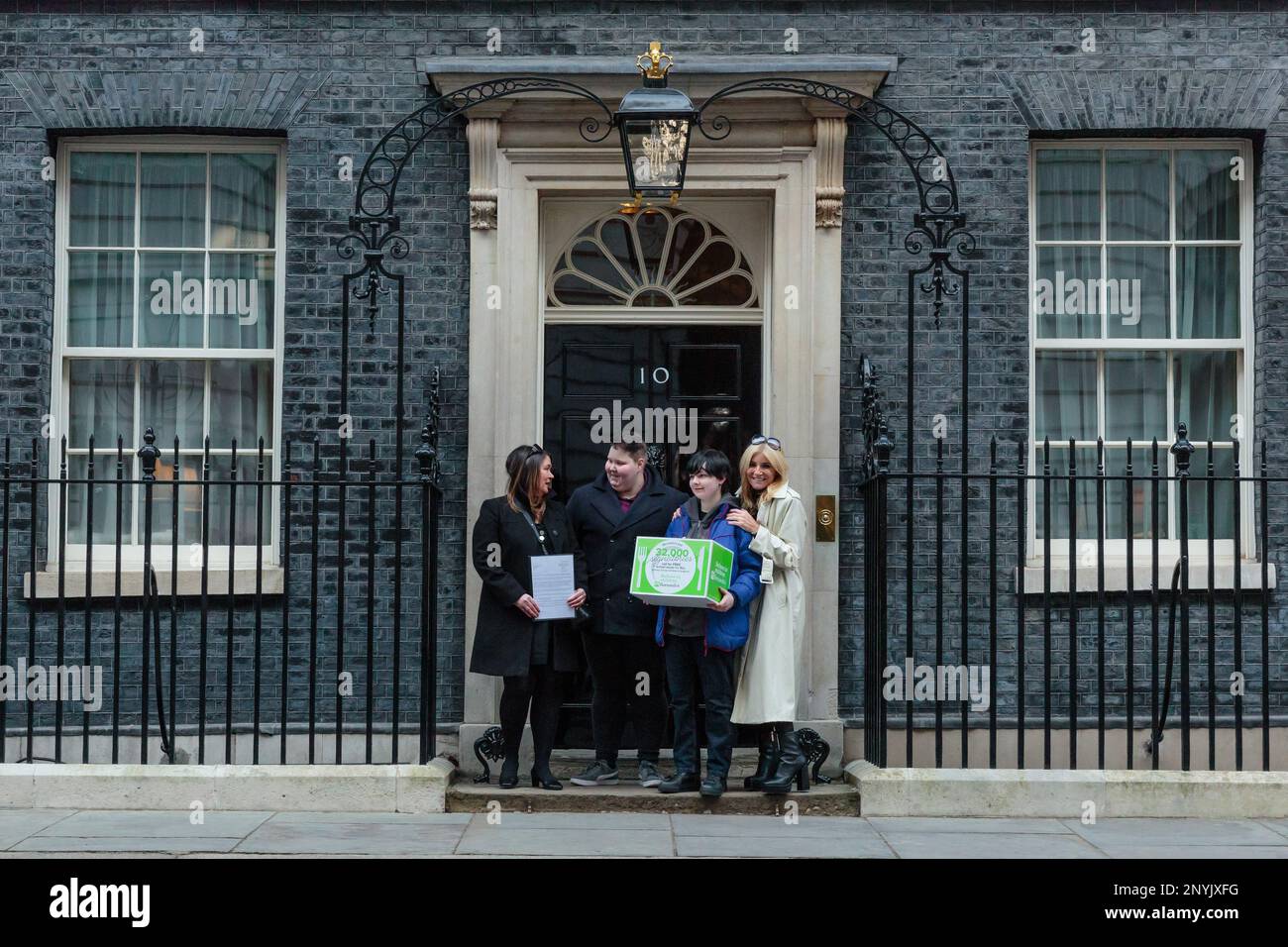Downing Street, London, UK. 2nd March 2023. Barnardo's children's ...