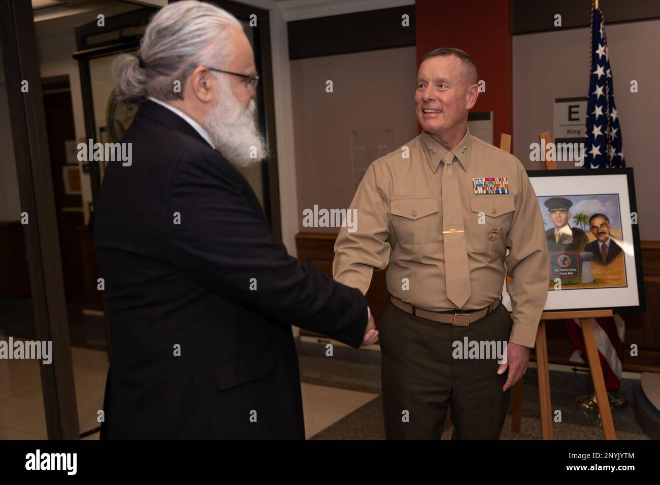 U.S. Marine Corps Maj. Gen. David W. Maxwell, commander of Marine Corps ...