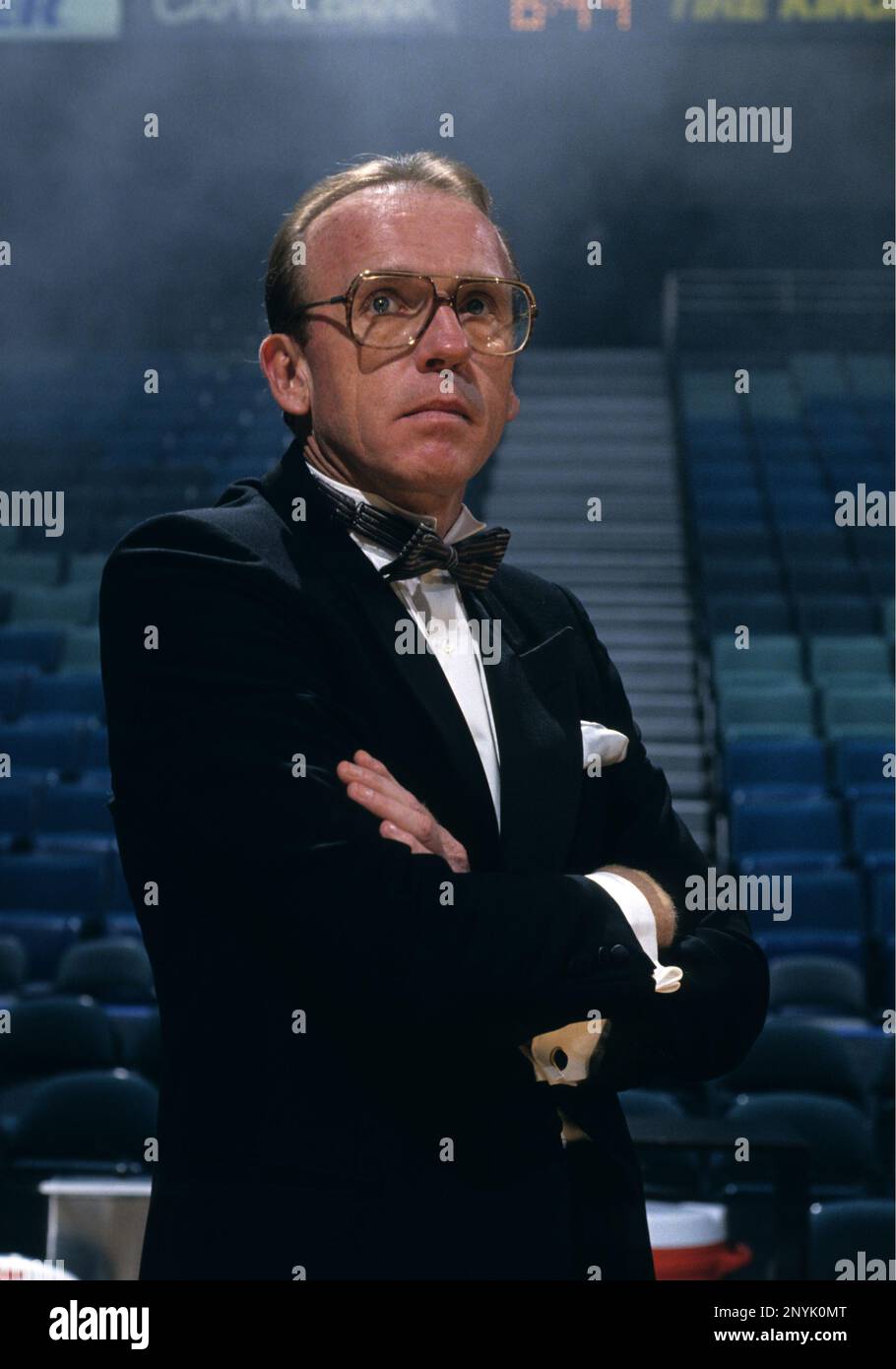 Miami Heat founder Billy Cunningham at team's first game in 1988 in ...