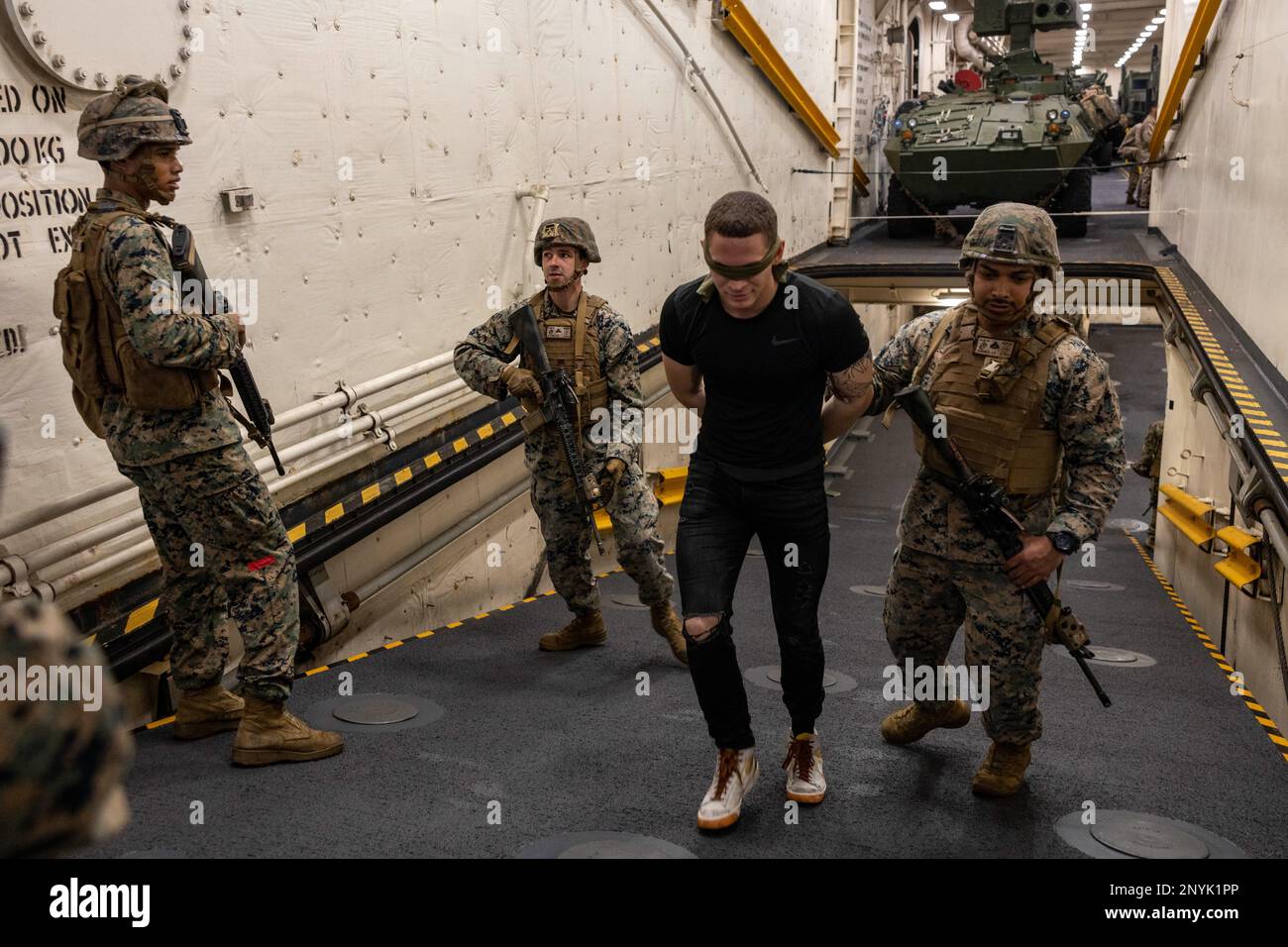 INDIAN OCEAN (Jan. 17, 2023) – U.S. Marines with Combat Logistics ...