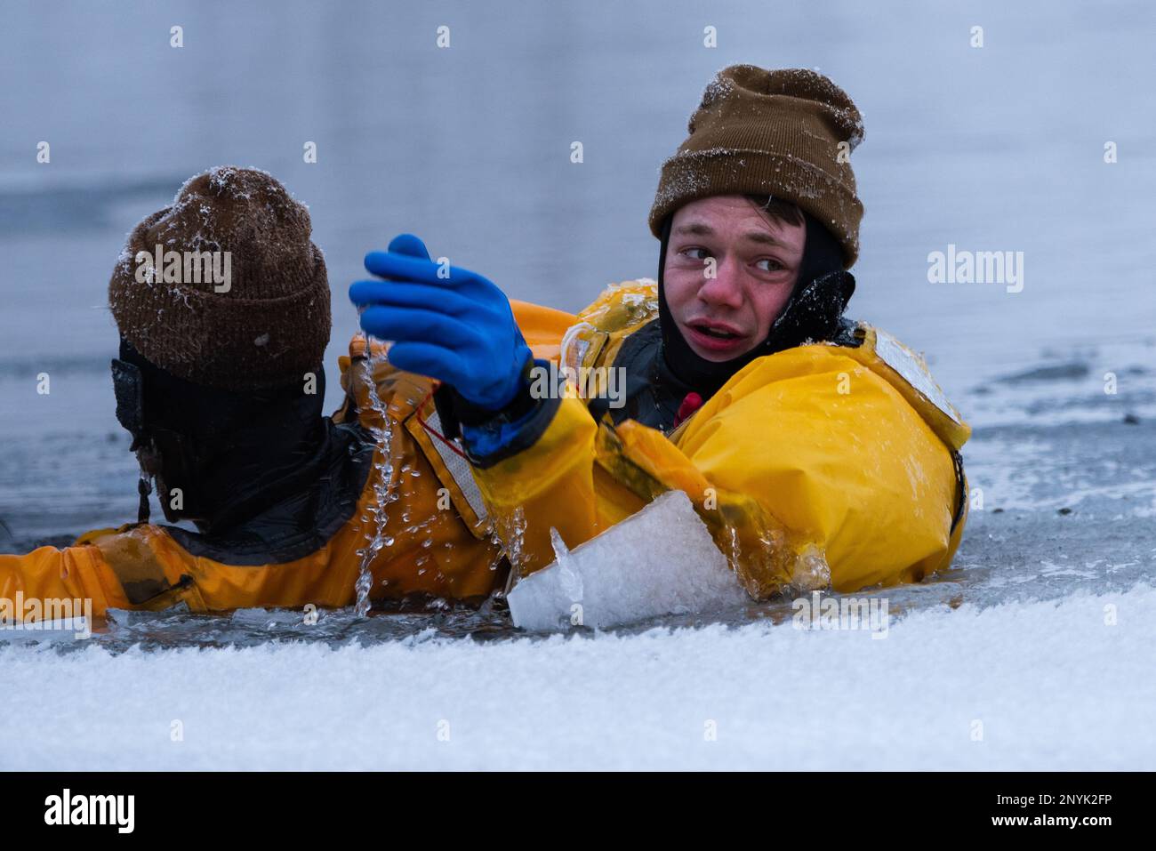 U.S. Air Force Staff Sgt. Joseph Jenkins, a fire protection specialist ...