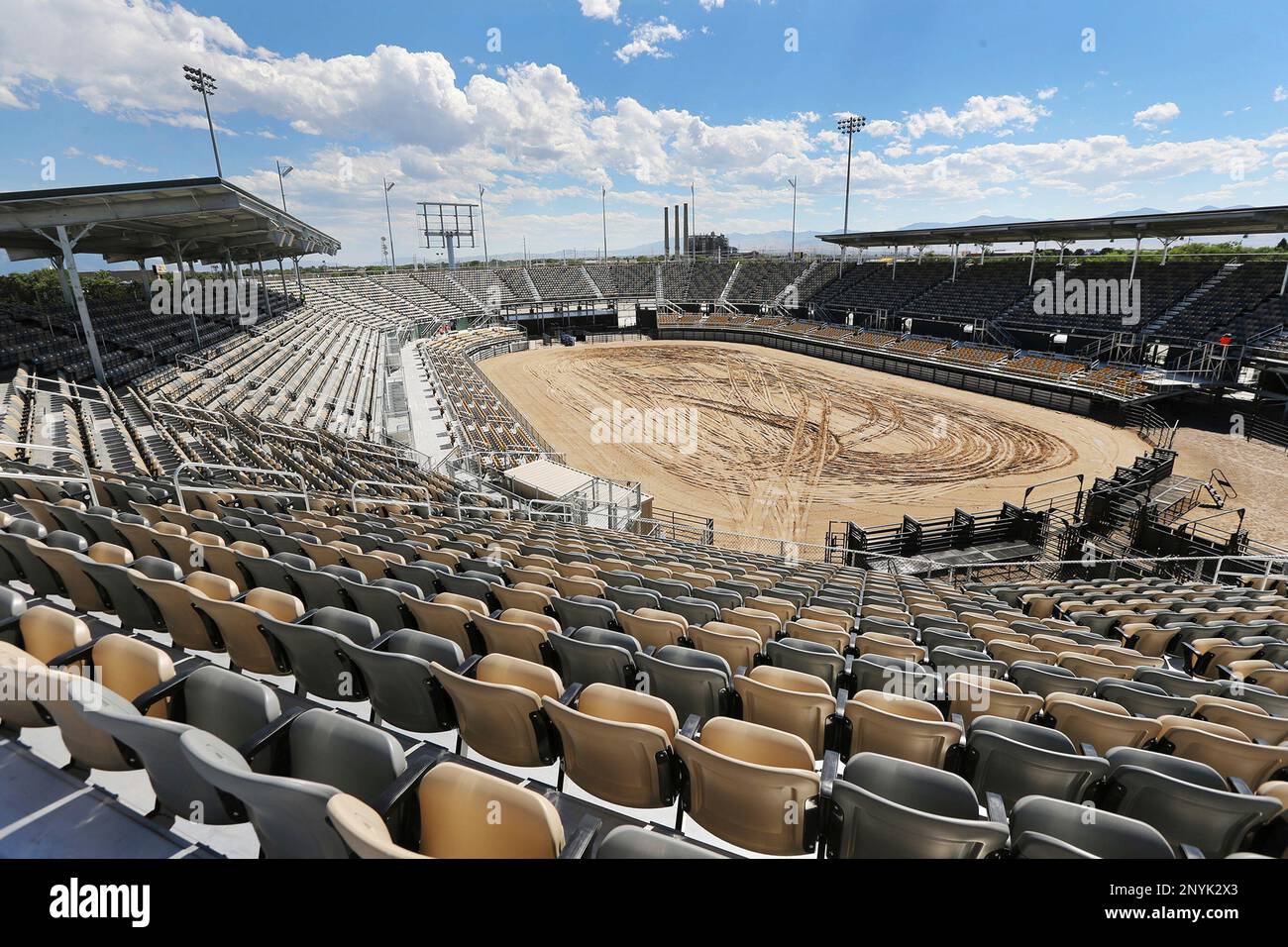 This Wednesday, June 28, 2017 photo shows the new rodeo arena at the ...