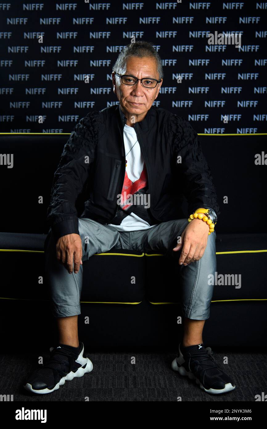 Japanese director Takashi Miike poses during a photocall on the ...