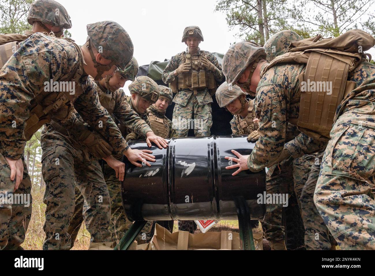 U.S. Marines with Combat Logistics Battalion (CLB) 8, Combat Logistics ...