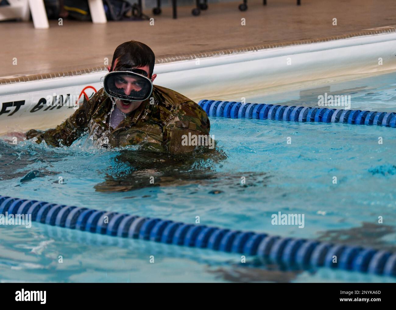 Tech. Sgt. Gabriel Clark, 87th Aerial Port Squadron ramp operations ...