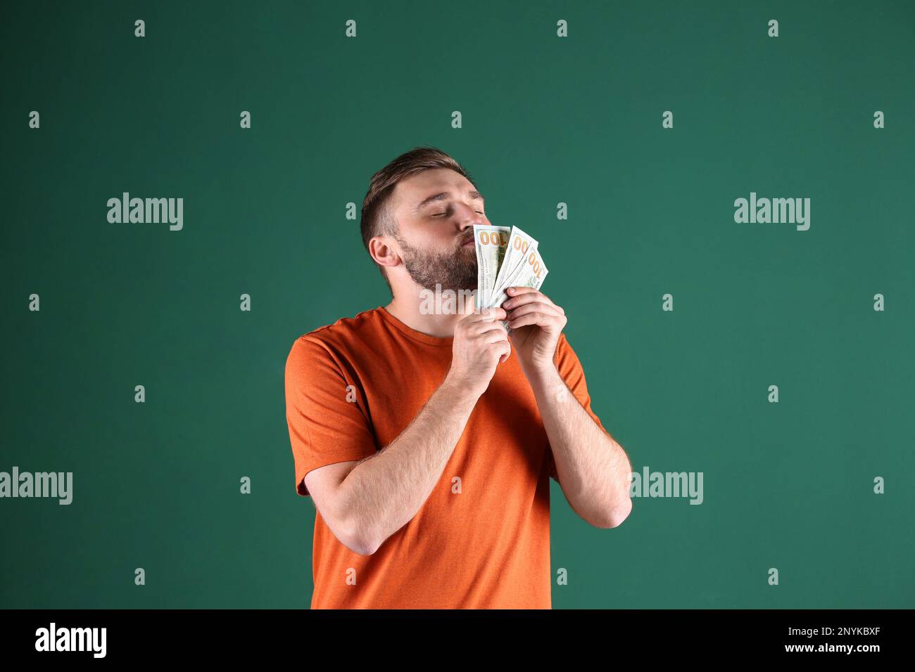 Man sniffing hi-res stock photography and images - Alamy