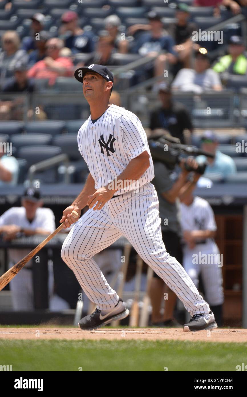 Former New York Yankees catcher Jorge Posada (20) during the Seventy ...