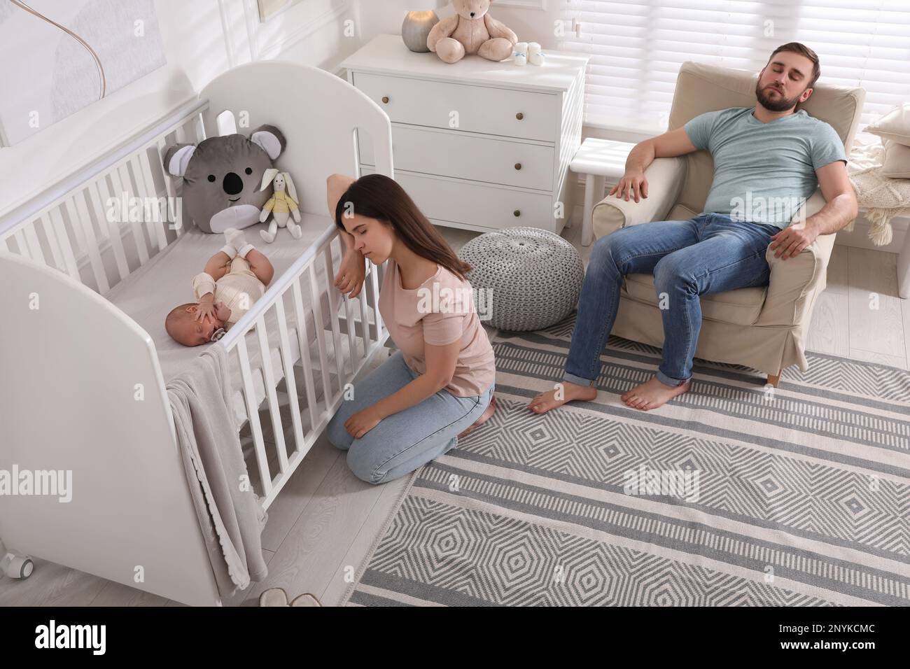 Exhausted parents funny hi-res stock photography and images - Alamy