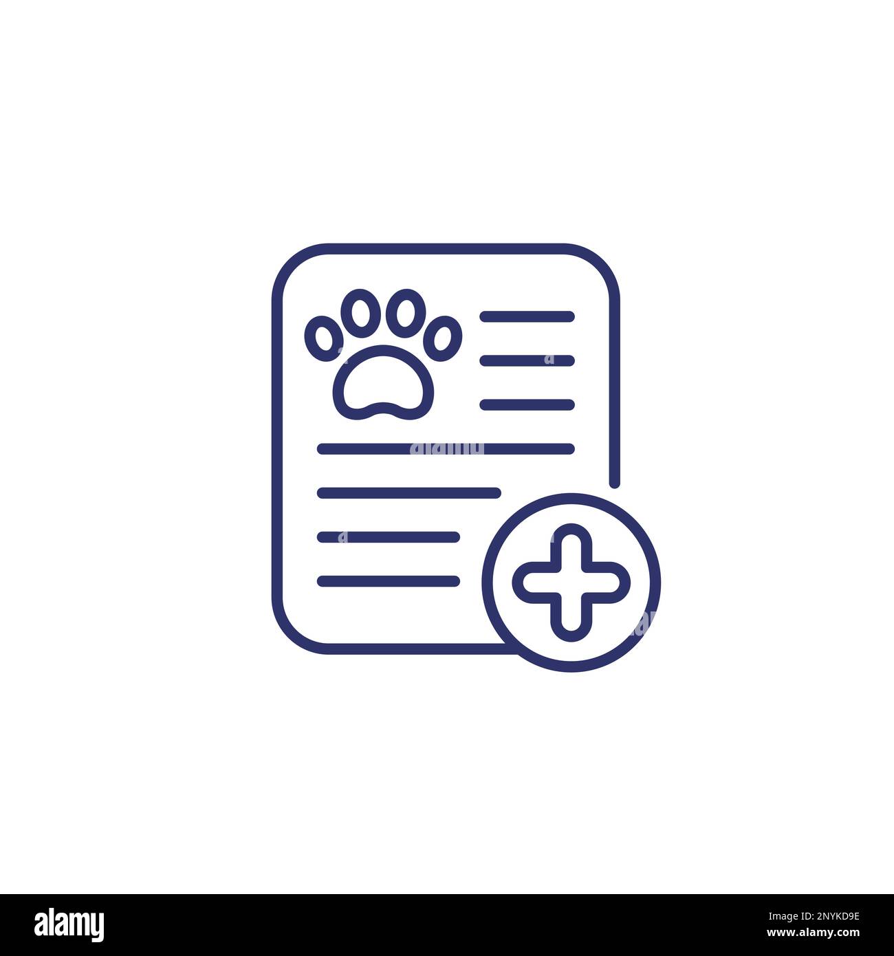 Medical card report icon Stock Vector Images - Alamy