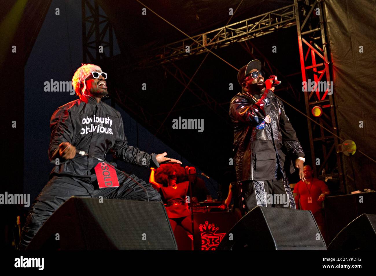 Andre 3000 and Big Boi of OutKast perform during the Forecastle Music ...