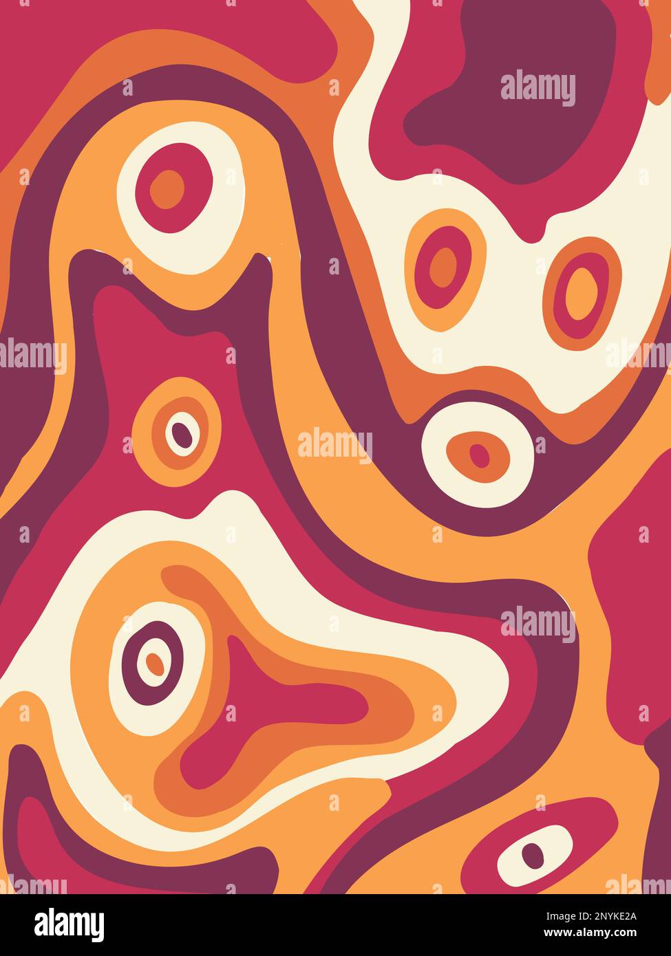 Abstract horizontal background with colorful waves Stock Vector Image ...