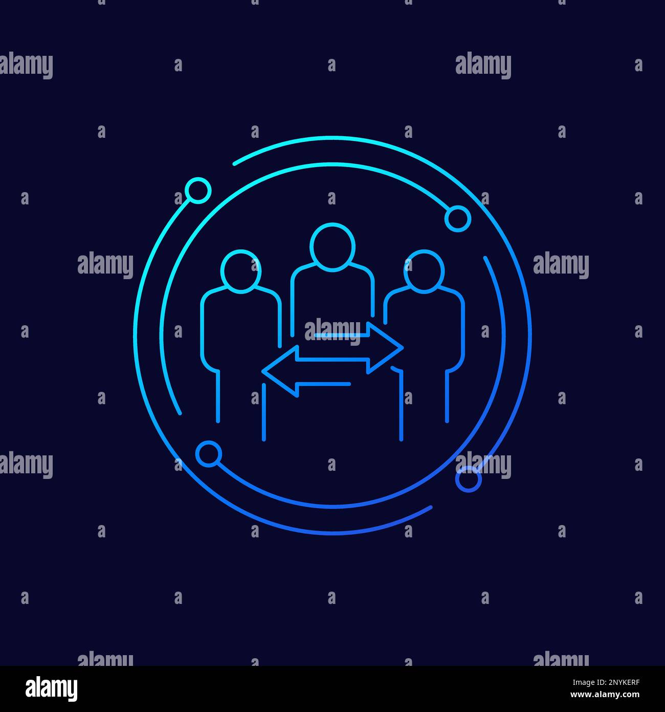 Mediator icon Stock Vector Images - Alamy