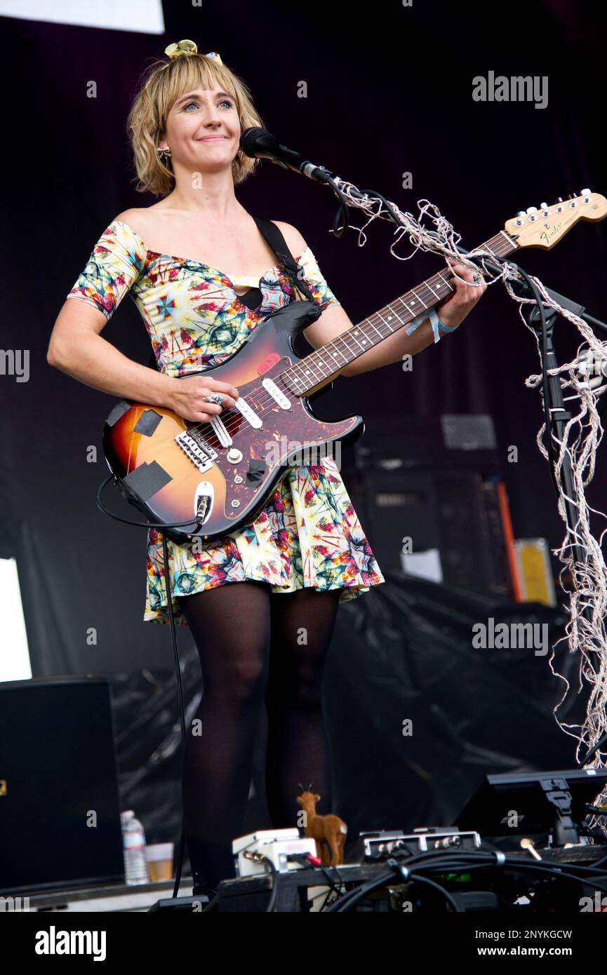 Rhiannon "Ritzy" Bryan of The Joy Formidable performs during the ...