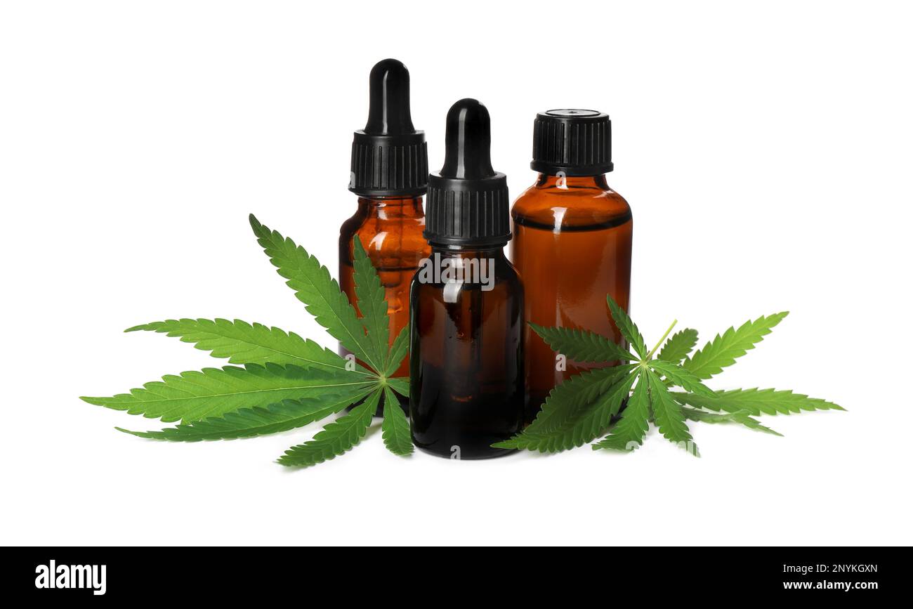 Hemp tincture Cut Out Stock Images & Pictures - Alamy