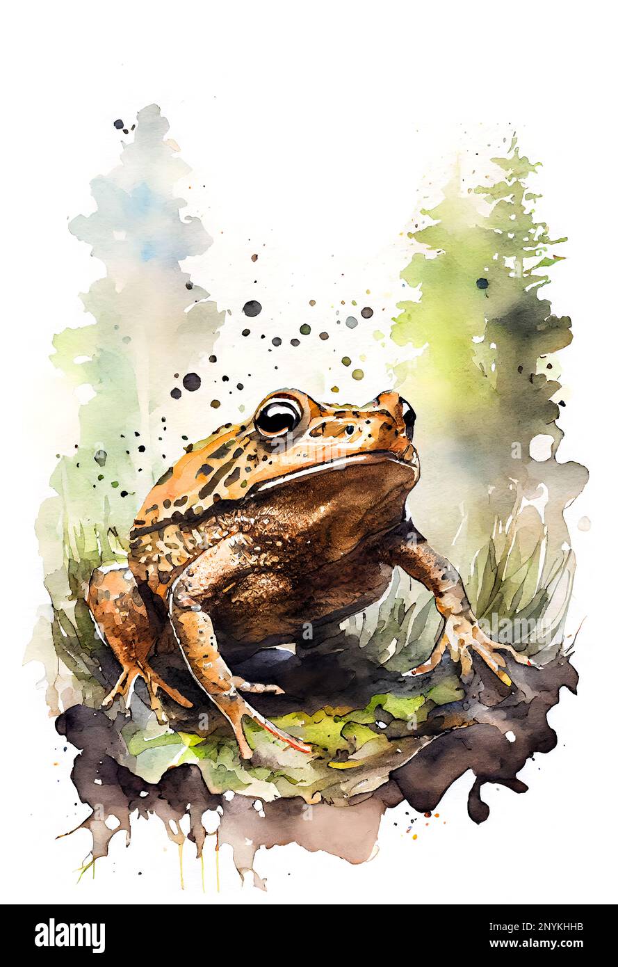 Toad Painting